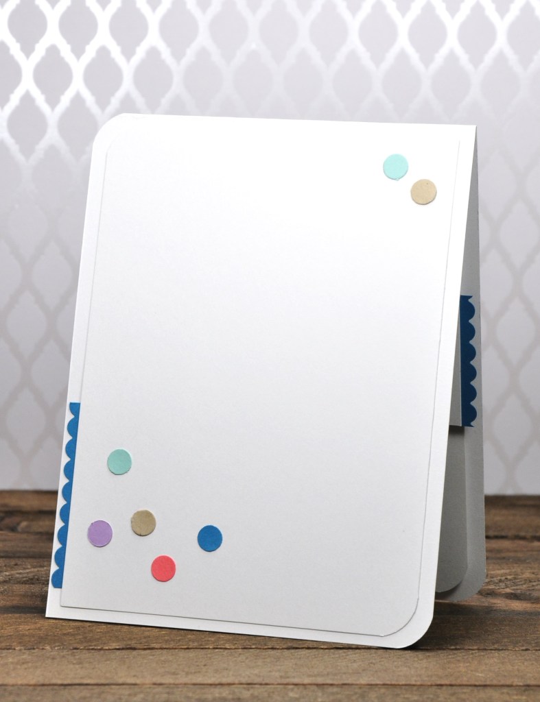 Polka-dot Birthday card